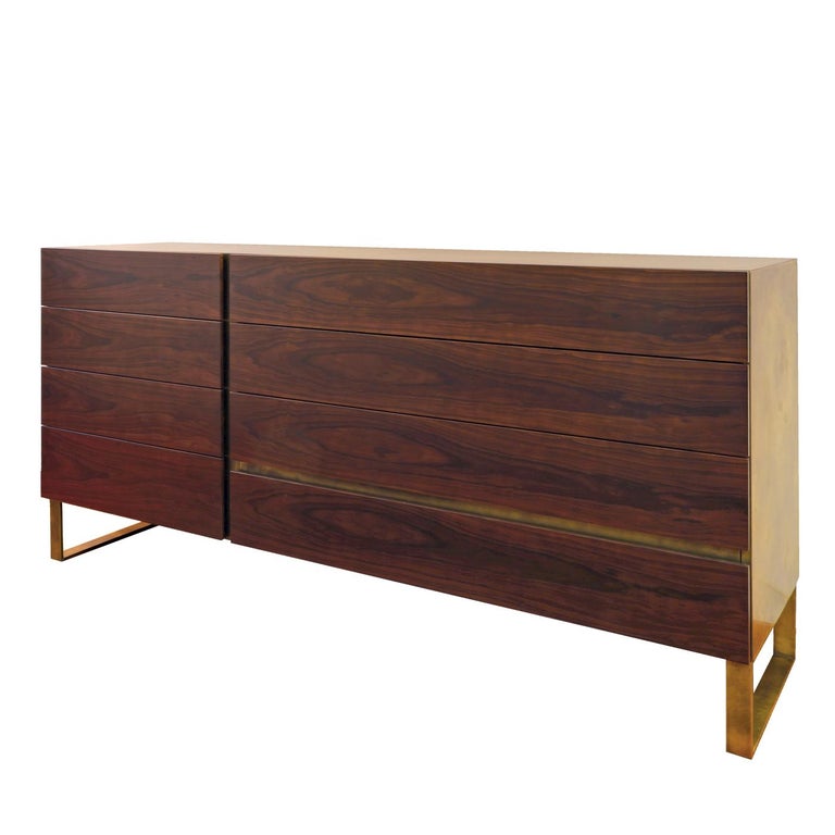 Gold Chest of Drawers by Roberto del Dò For Sale at 1stDibs