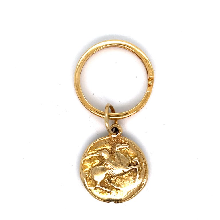 Gold Coin Key Chain For Sale at 1stDibs