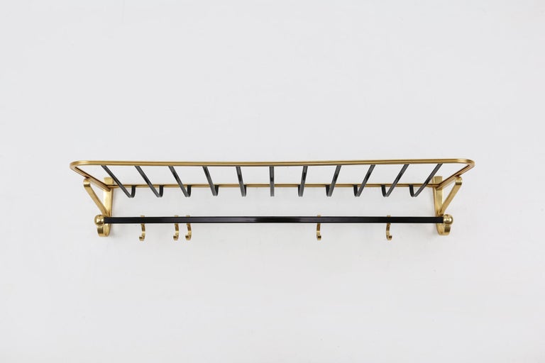 Gold Color Coat Rack, 1960's For Sale at 1stDibs
