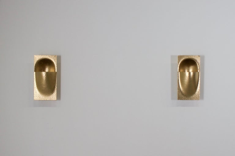 Gold Colored ‘Balance’ Sconces by Bertrand Balas for RAAK Amsterdam ...