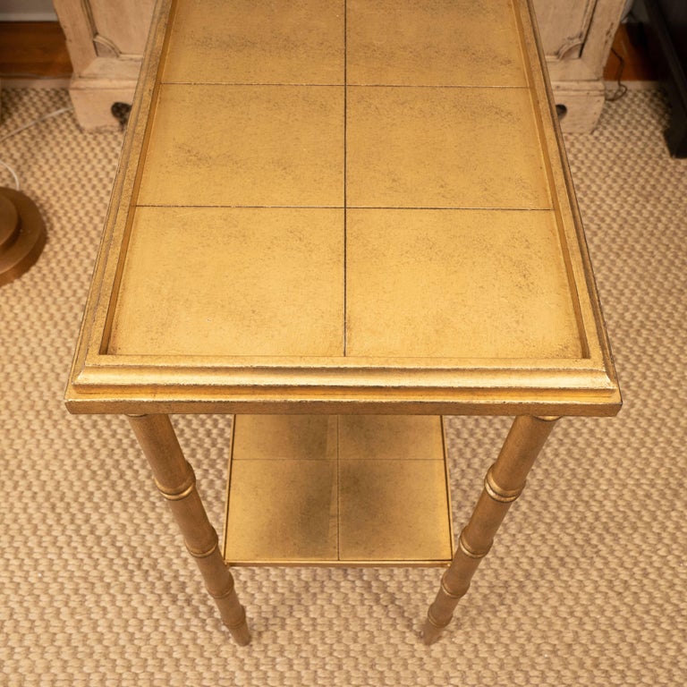 Gold Console Table at 1stDibs