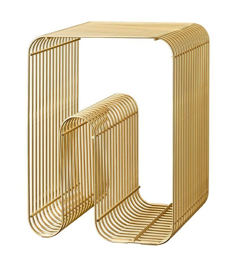 Gold Contemporary Stool For Sale at 1stDibs