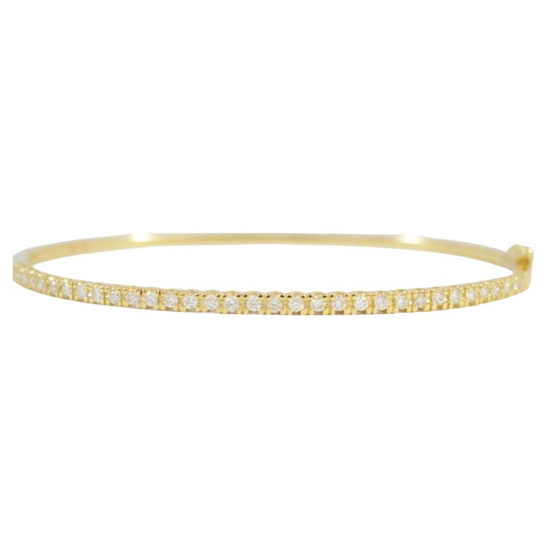 Gold Diamond Bracelet For Sale at 1stDibs