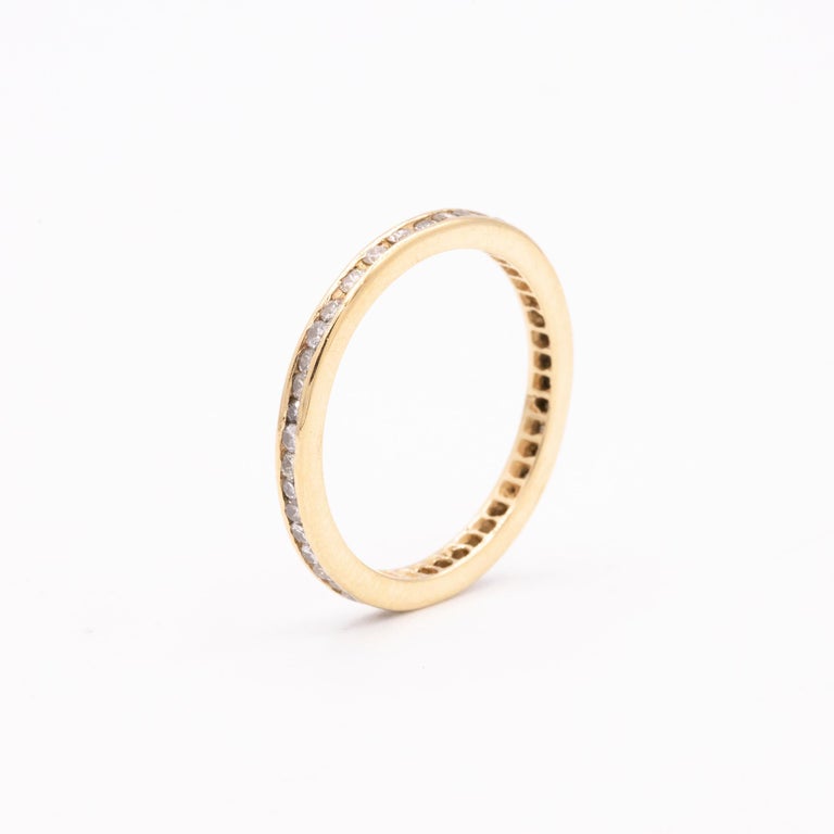 Gold Diamond Eternity Band at 1stDibs