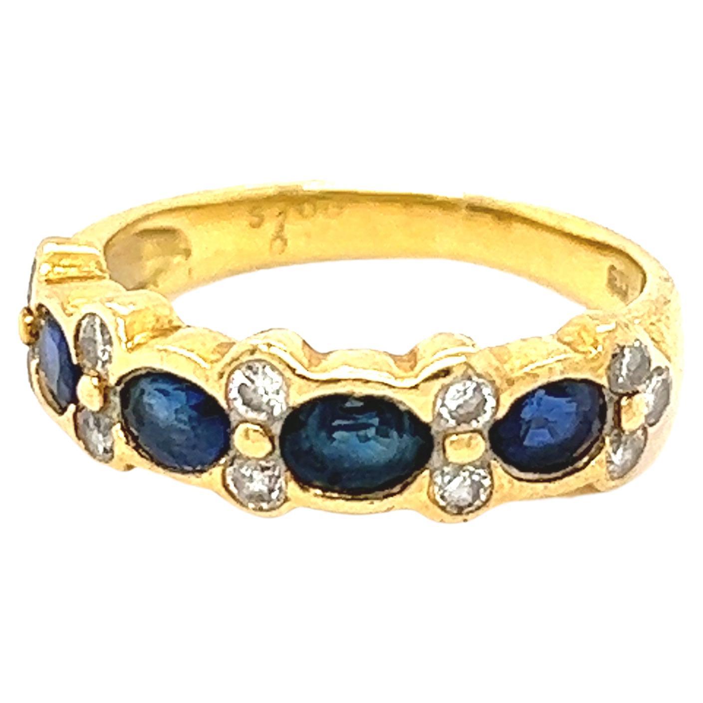 A Sapphire and Gold Ring at 1stDibs