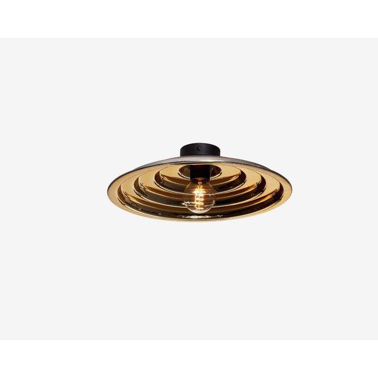 Gold Echo Ceiling Light, Small by Radar For Sale at 1stDibs