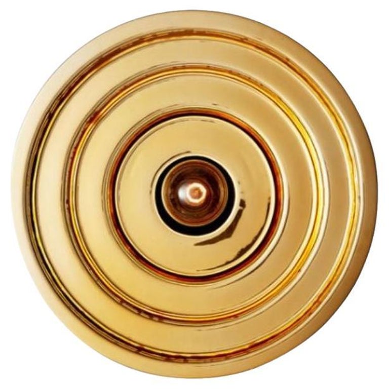 Gold Echo Wall Light, Small by Radar For Sale at 1stDibs