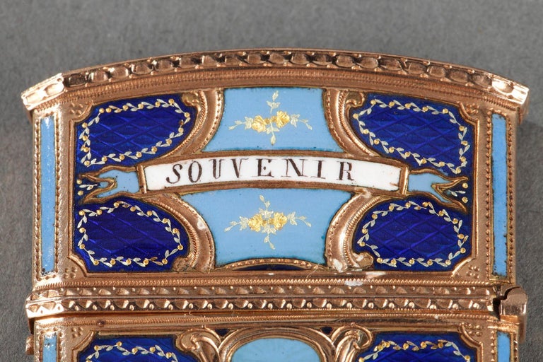 Gold, Enamel and Tablet Case For Sale at 1stDibs