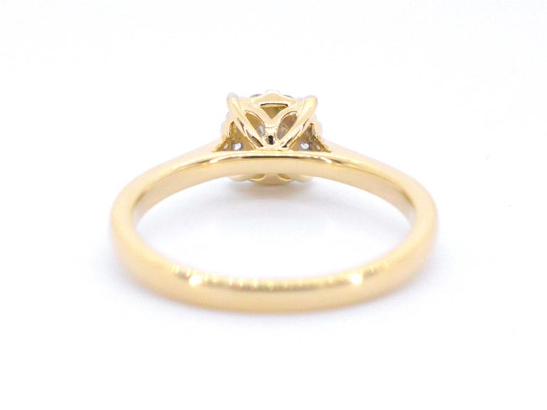 Gold Entourage Ring with Diamonds For Sale at 1stDibs