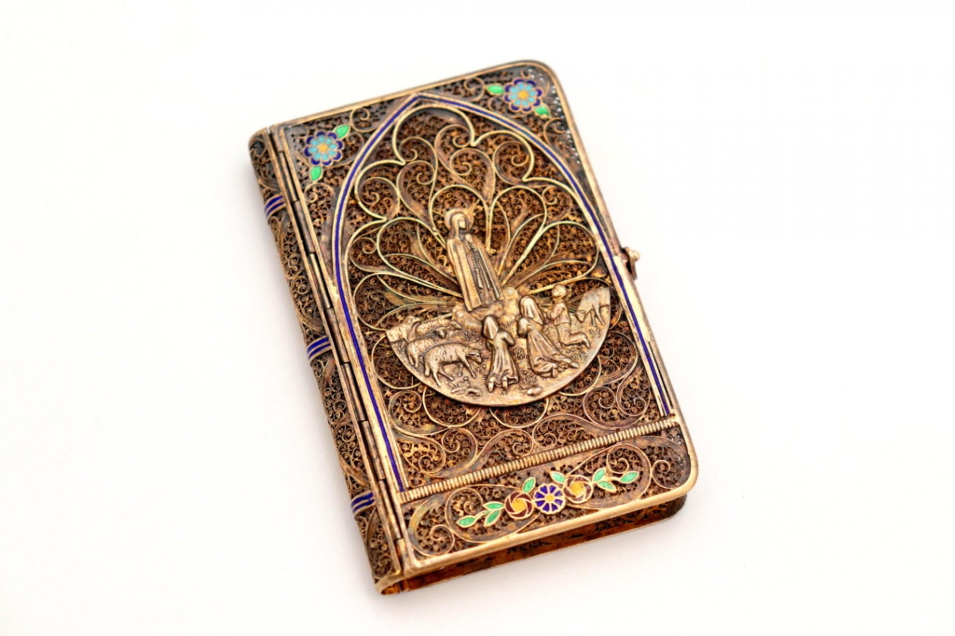 Gold Filigree Silver Prayer Book For Sale at 1stDibs