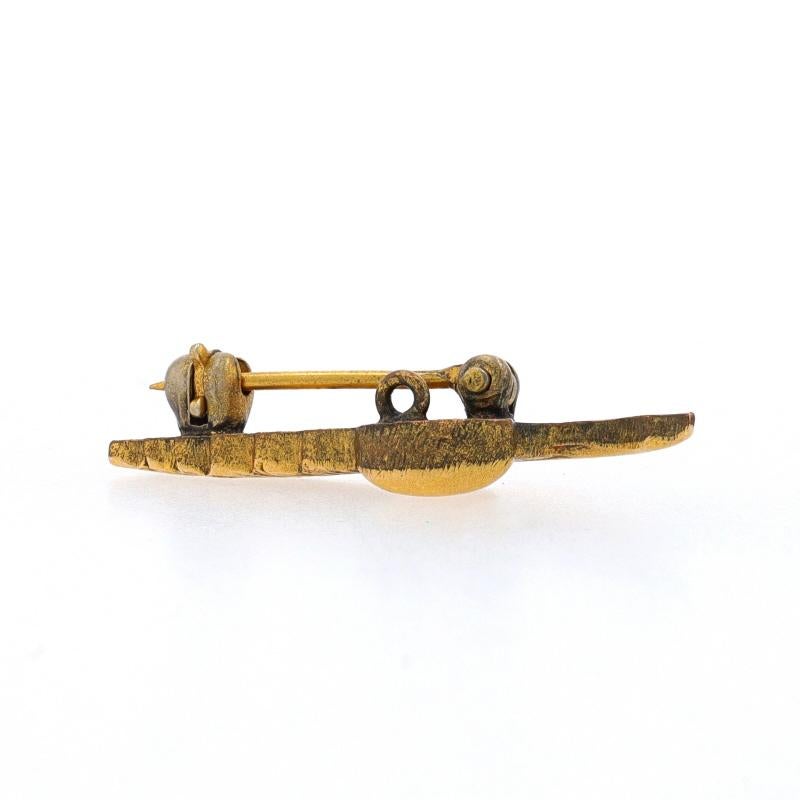 Gold Filled Secretary Officer Guard Pin -Quill Pen and Inkwell ...