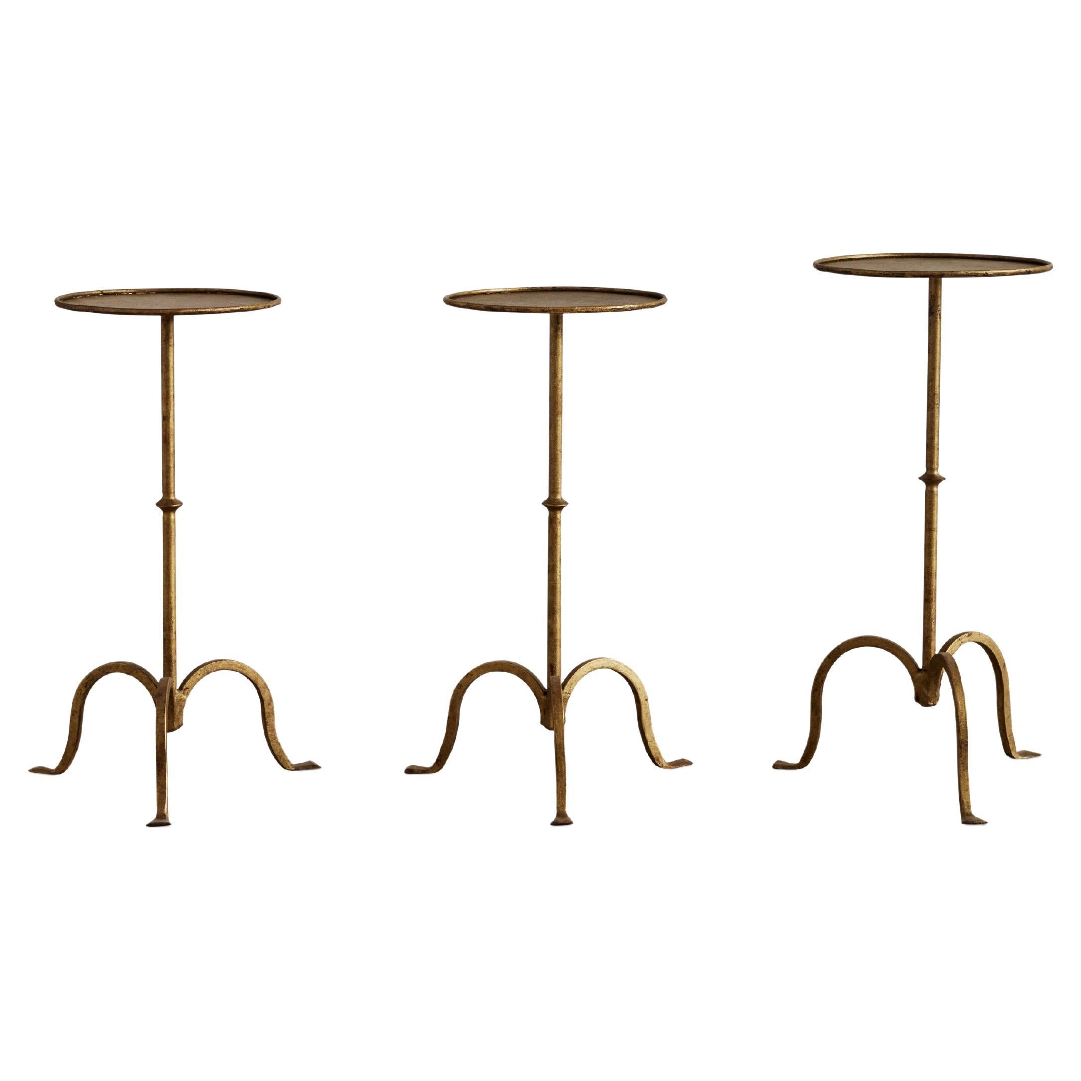 Gold Gueridon For Sale at 1stDibs