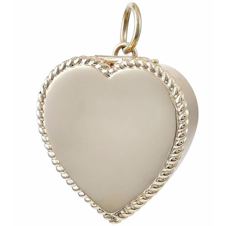 Gold Heart Six-Picture Locket at 1stDibs | golden heart locket, heart ...