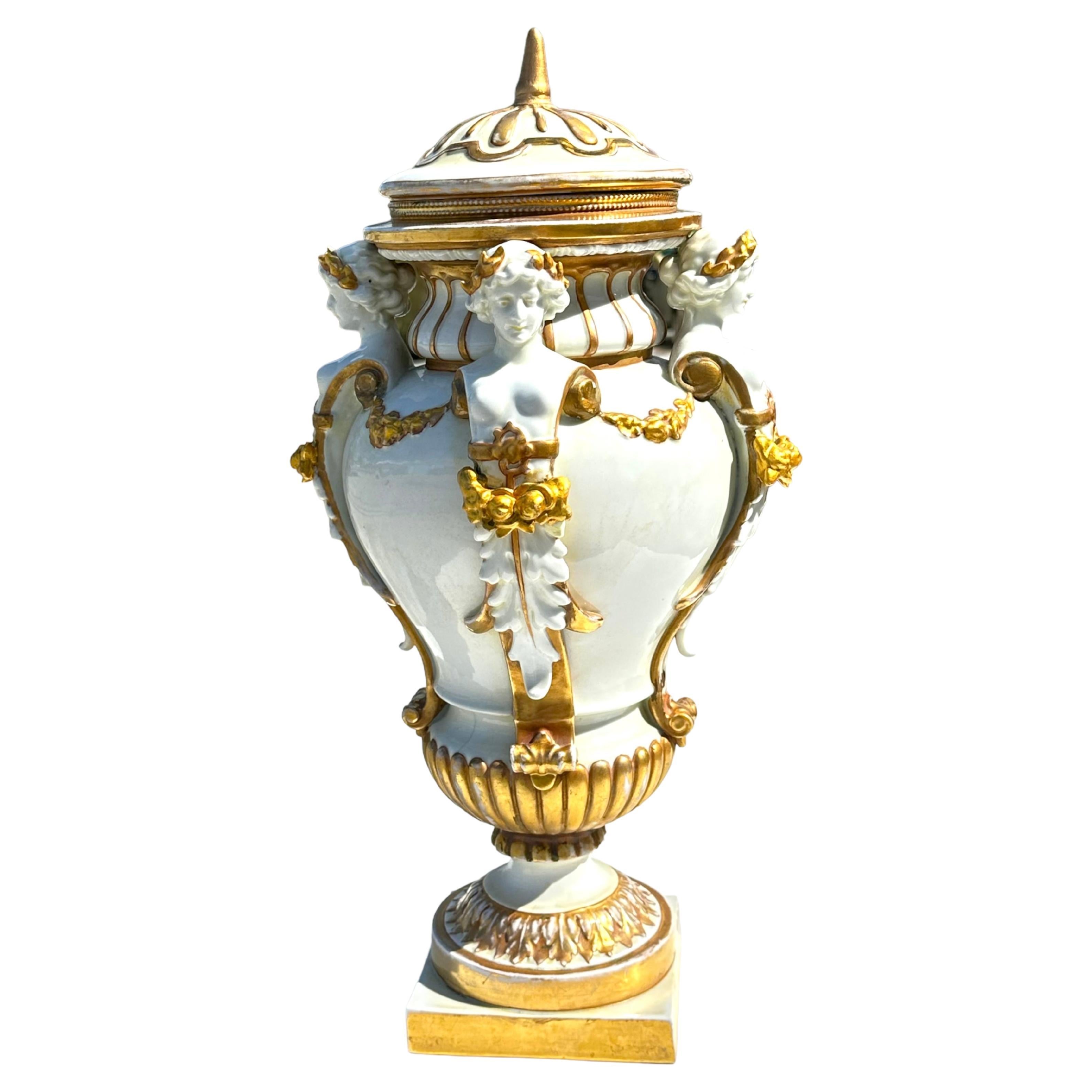 Raymor Italian Modernist Lidded Urn at 1stDibs