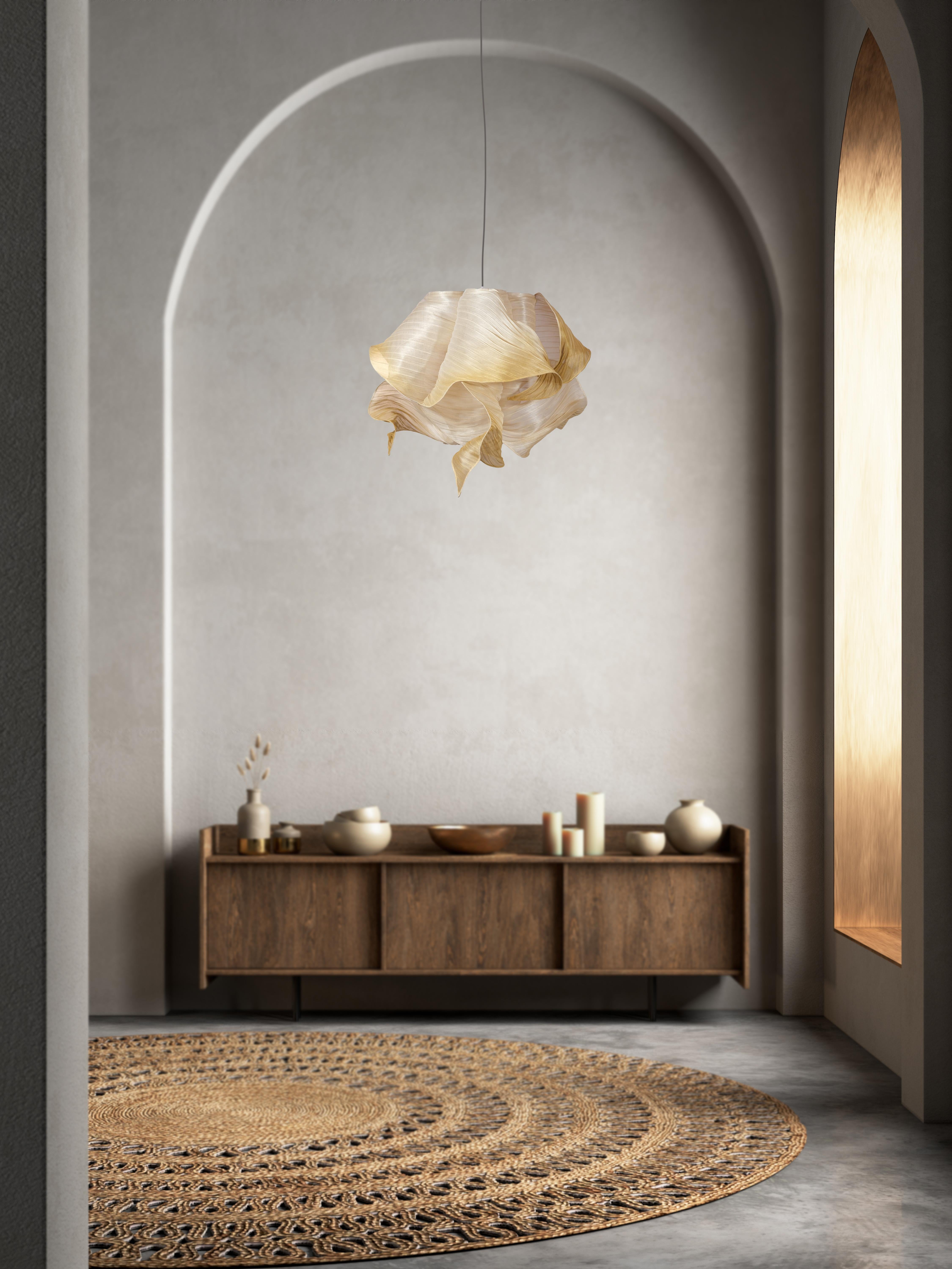 Gold Nebula Hand-Painted Pendant Lamp by Mirei Monticelli For Sale at ...