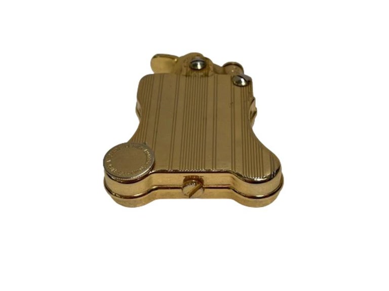 Gold-Plated Ronson Banjo Stylish Design Petrol Lighter, Japan For Sale ...