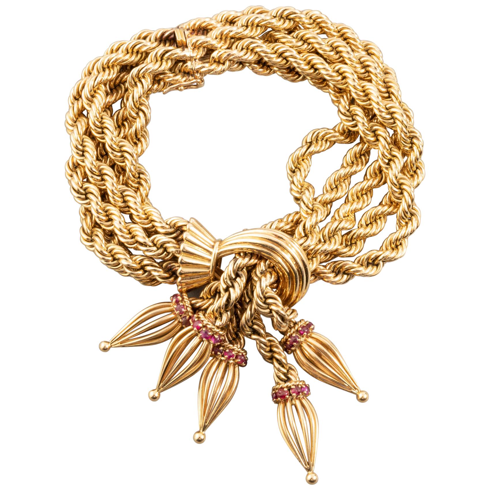 Gold Bracelet by Marchak For Sale at 1stDibs