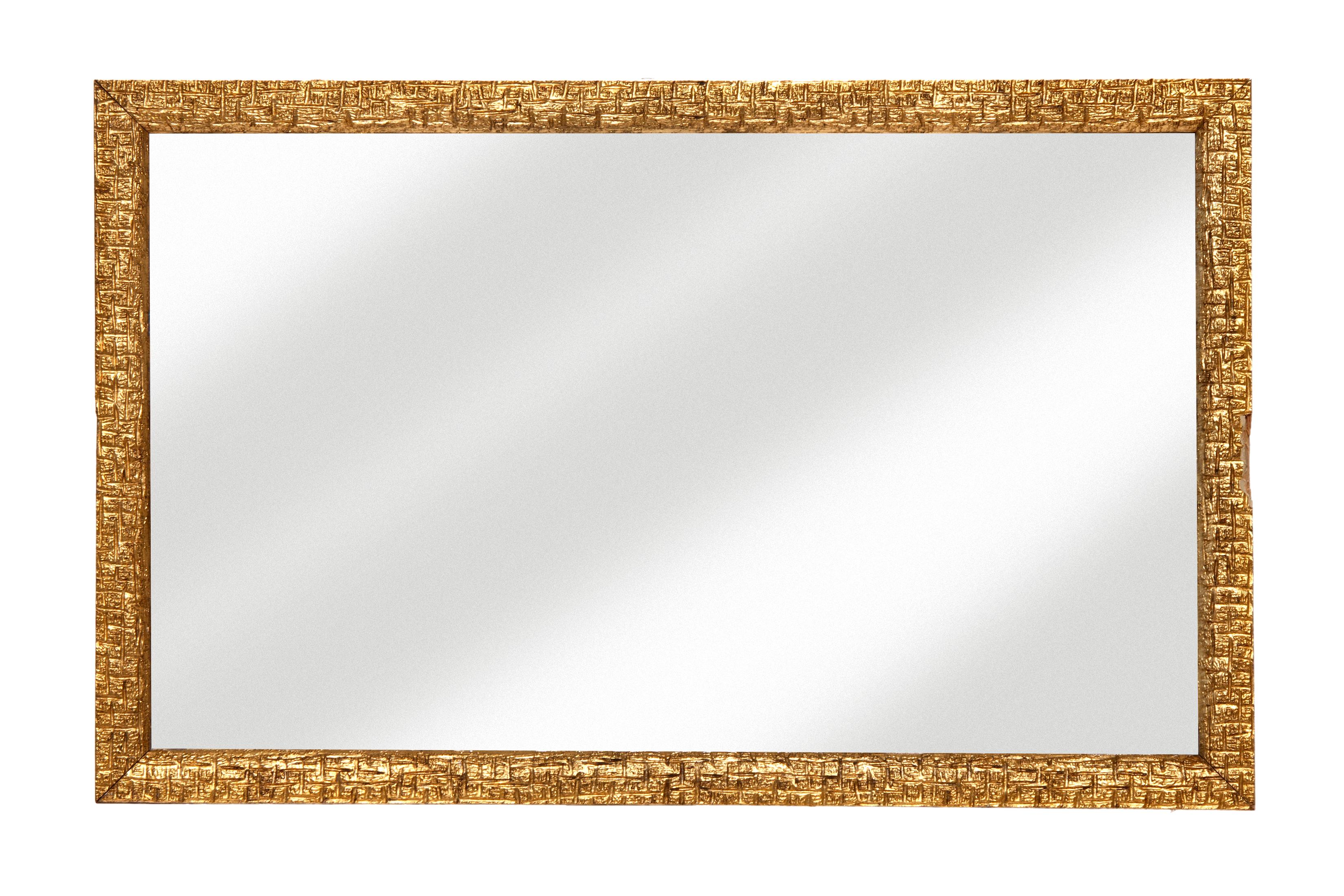 Gold Rectangular Mirror For Sale at 1stDibs | large gold mirror ...