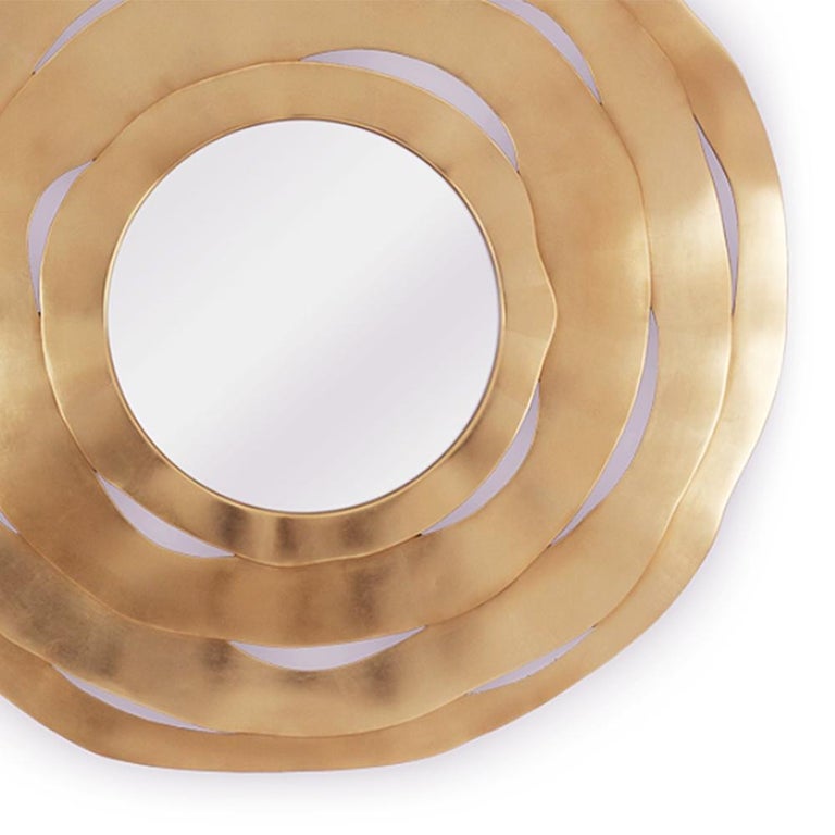 Gold Ribbon Mirror For Sale at 1stDibs