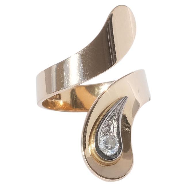 Gold Ring, Lisen Stibeck, Sweden 1990s For Sale at 1stDibs