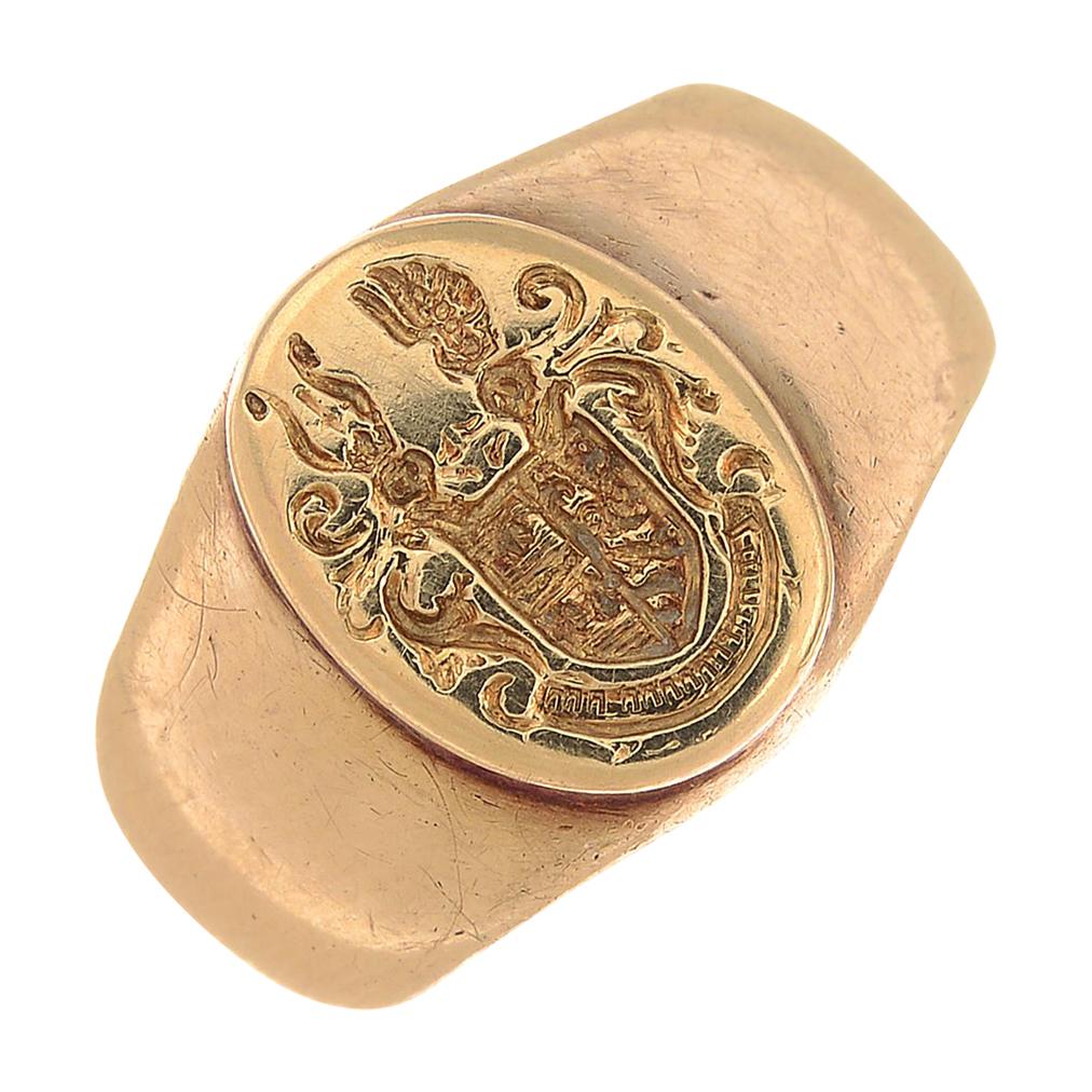 An amethyst English Bishop seal ring at 1stdibs