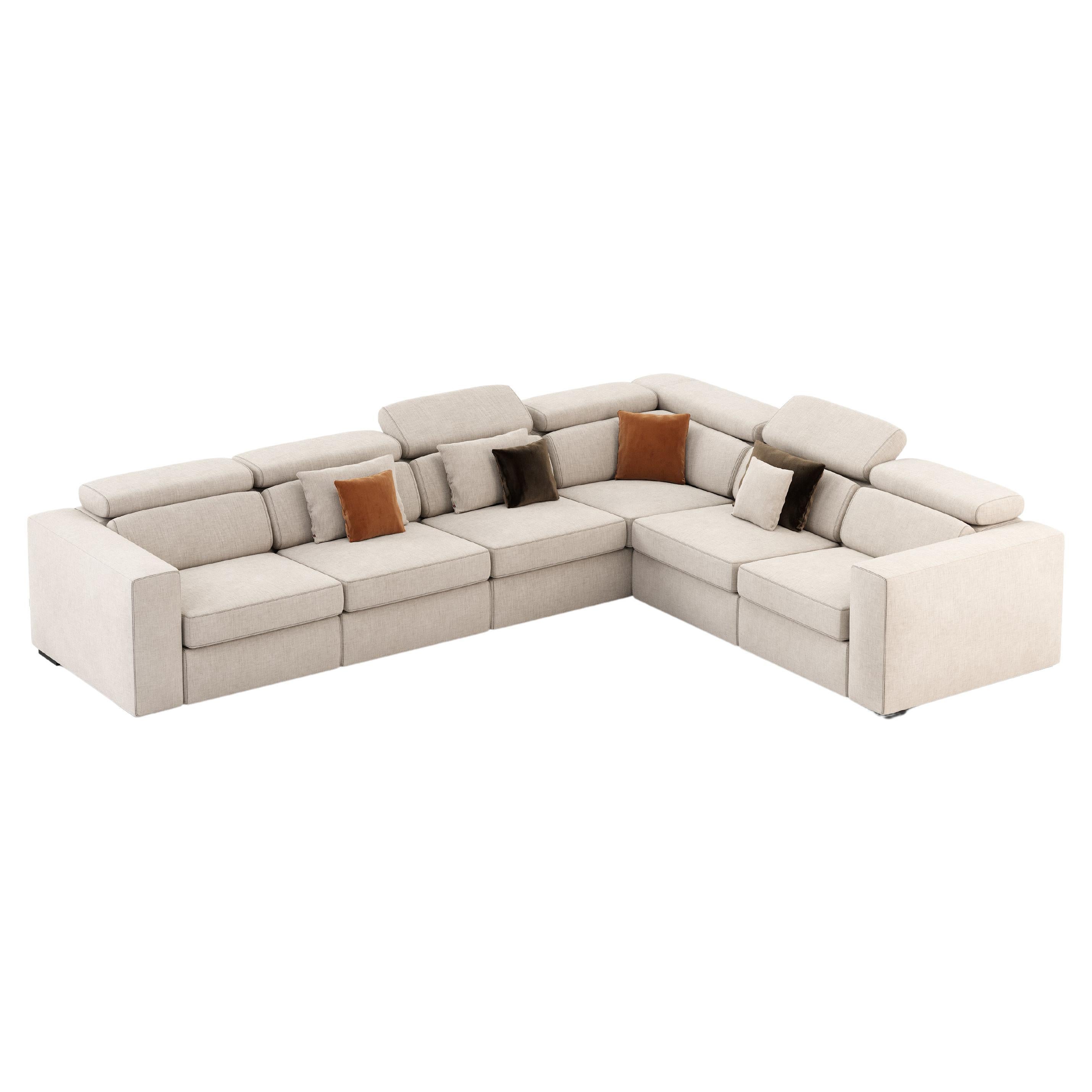 Stressless Eldorado Leather Cream Corner Sofa For Sale at 1stDibs