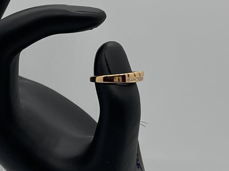 Gold Stackable Diamond Ring For Sale at 1stDibs