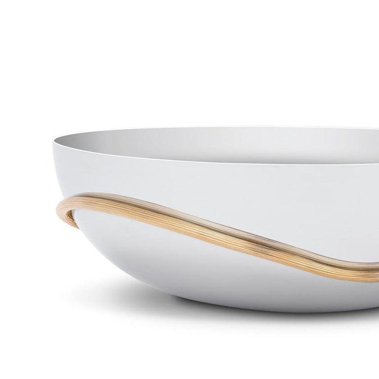 Gold Stalk Extra Large Round Cup For Sale at 1stDibs