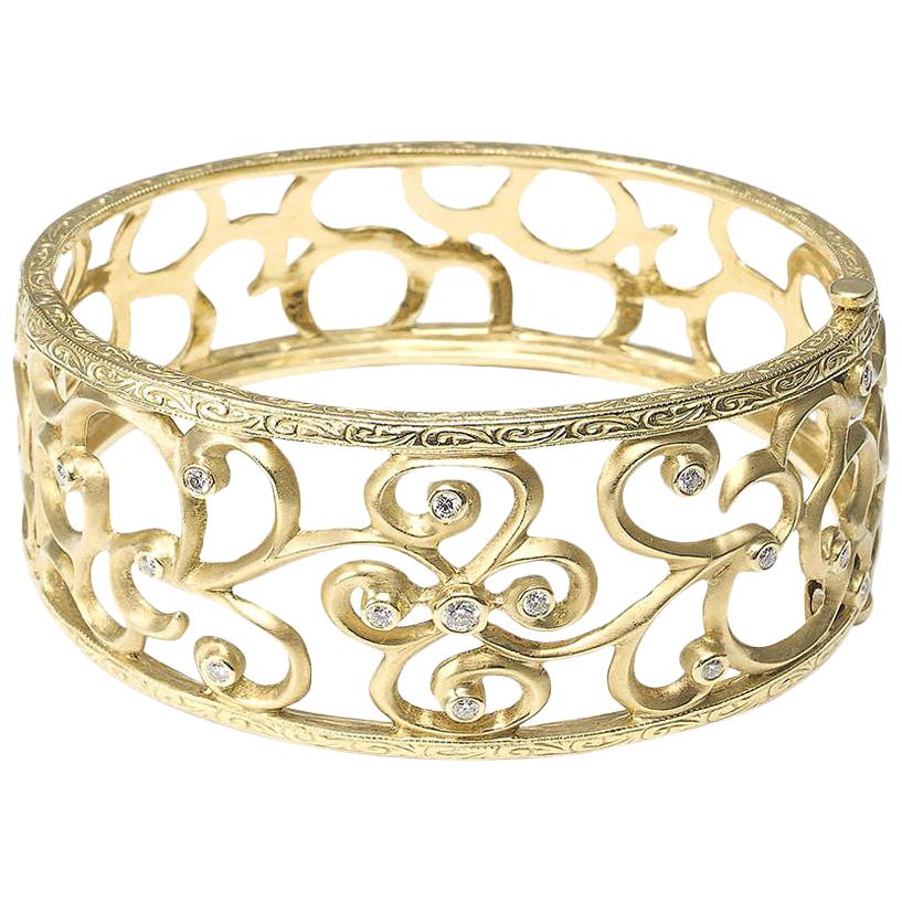 Gold Snake Bangle Bracelet at 1stDibs | 14k gold snake bangle bracelet ...