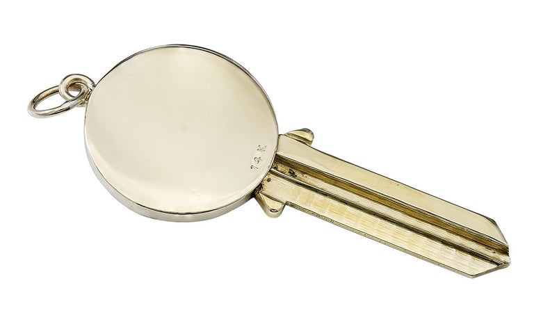 Gold Tiffany and Co. St. Christopher's Key at 1stDibs