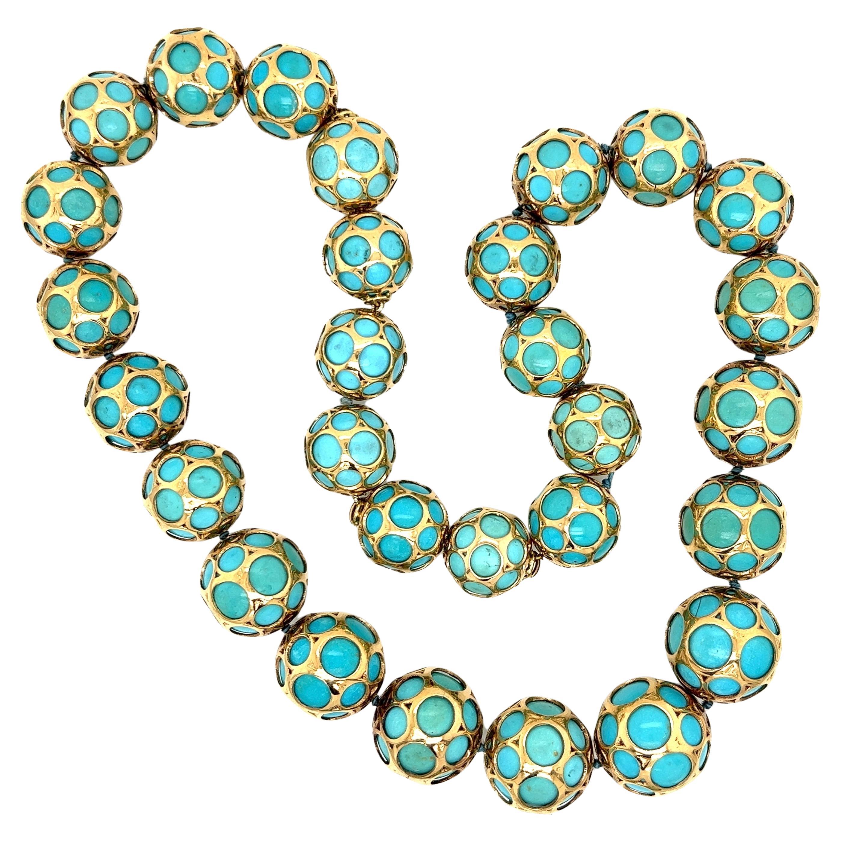 Victorian Banded Agate Bead Necklace at 1stDibs