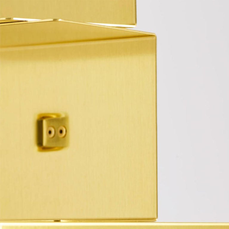 Golden Bookcase For Sale at 1stDibs