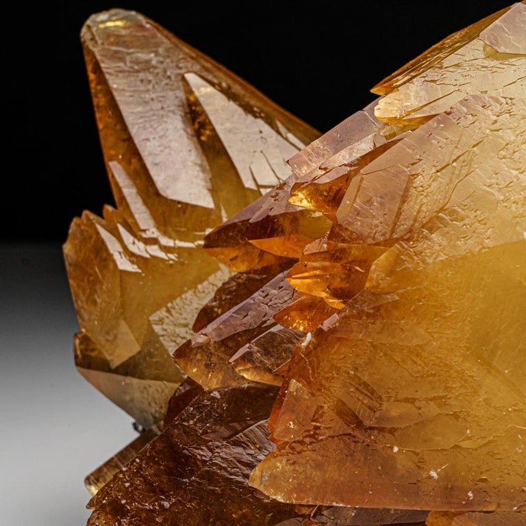 Golden Calcite Crystal From Elmwood Mine, Tennessee For Sale at 1stDibs