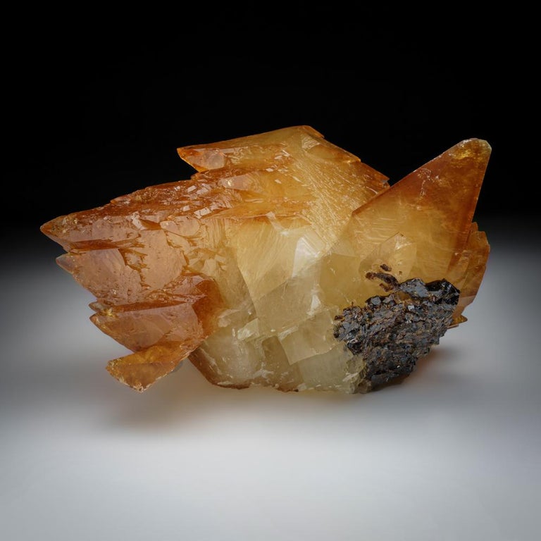 Golden Calcite Crystal From Elmwood Mine, Tennessee For Sale at 1stDibs
