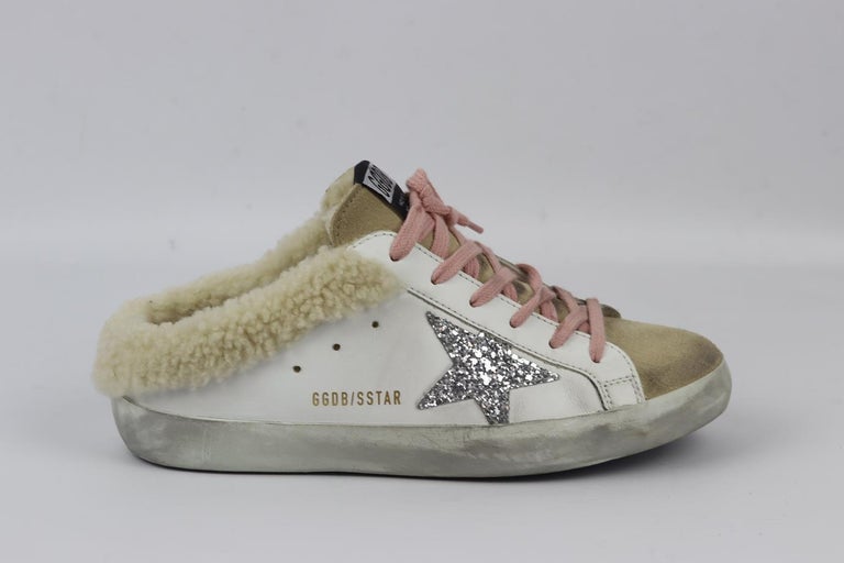 Golden Goose Deluxe Brand Sabot Shearling Lined Leather Slip On ...