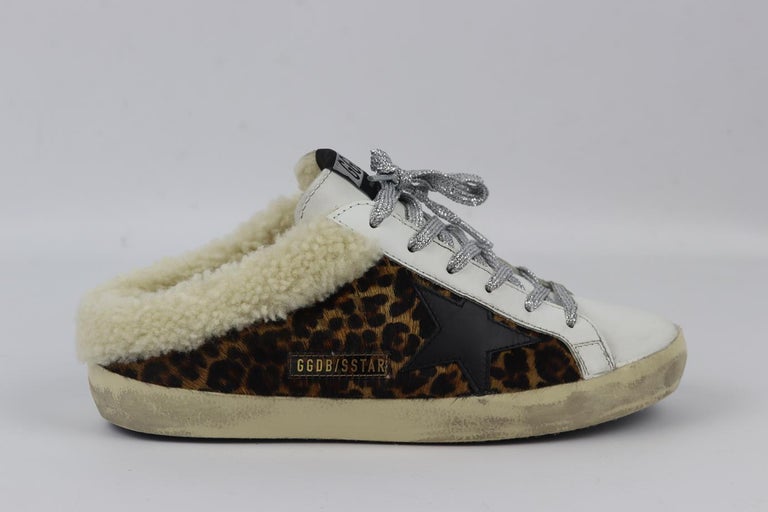 Golden Goose Deluxe Brand Shearling Lined Leather Slip On Sneakers Eu ...