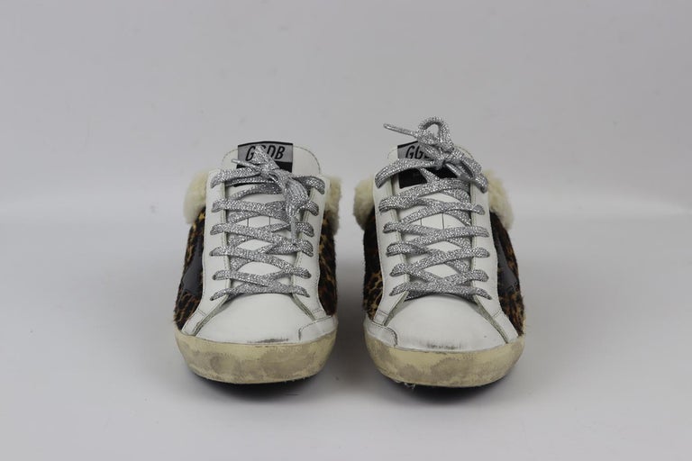 Golden Goose Deluxe Brand Shearling Lined Leather Slip On Sneakers Eu ...