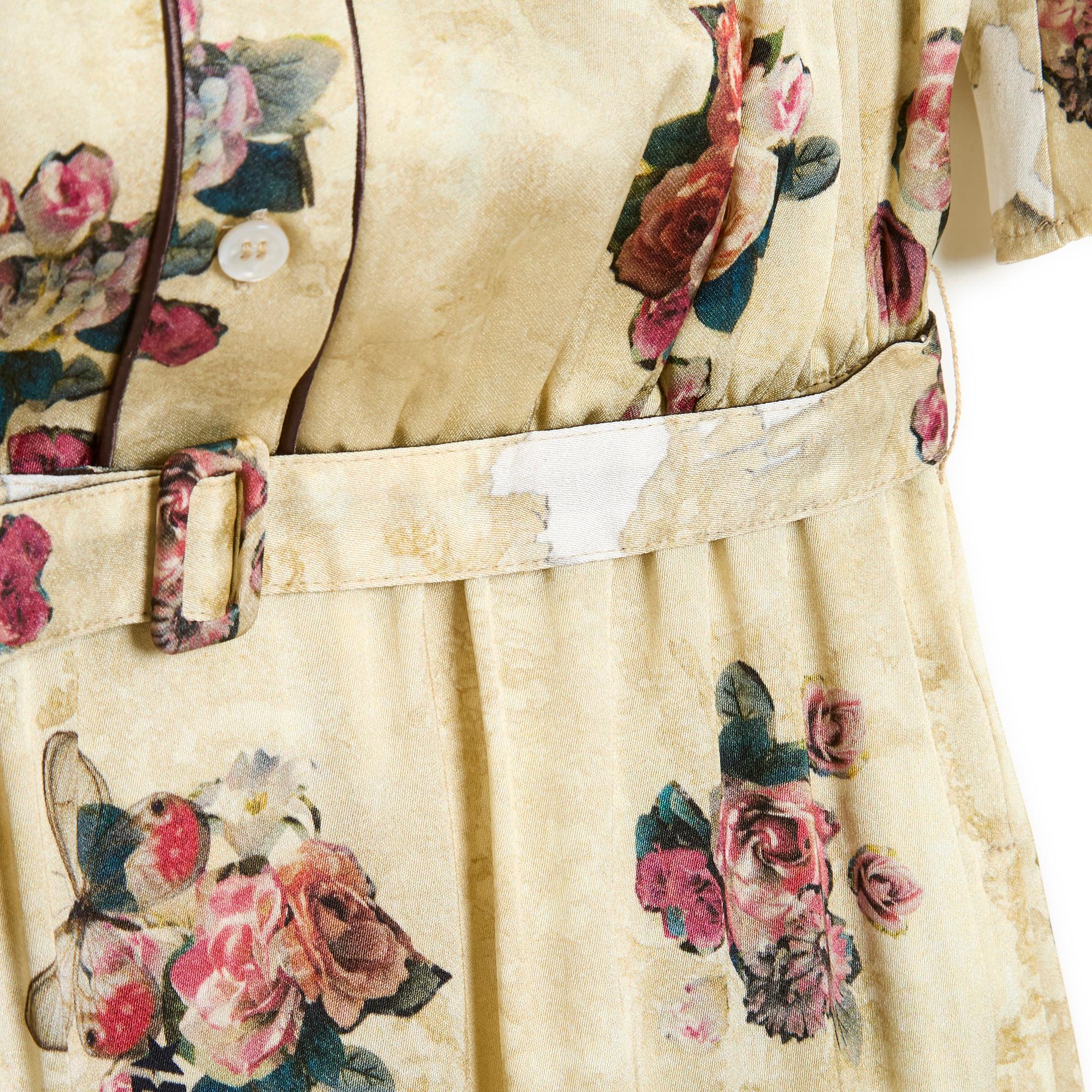 Golden Goose Deluxe Robe FR38 Maxi Shabby satin dress M For Sale at 1stDibs