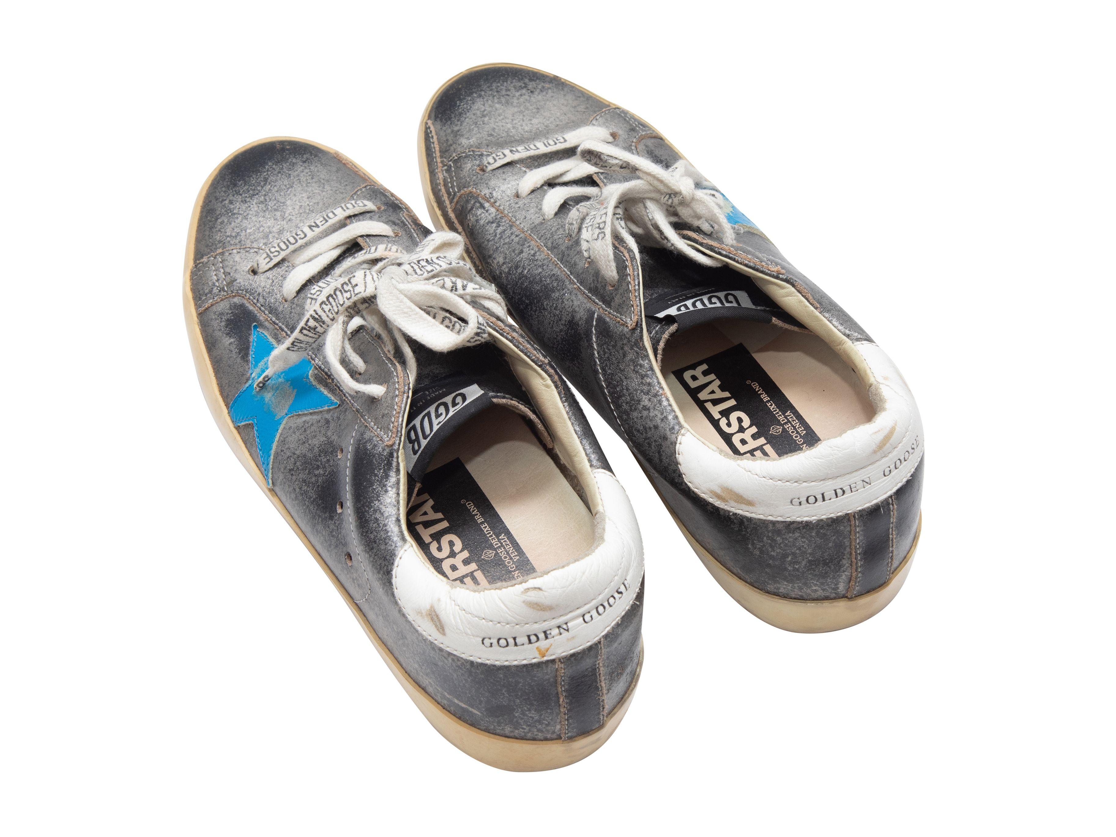 Golden Goose Grey and Multicolor Low-Top Sneakers For Sale at 1stDibs ...