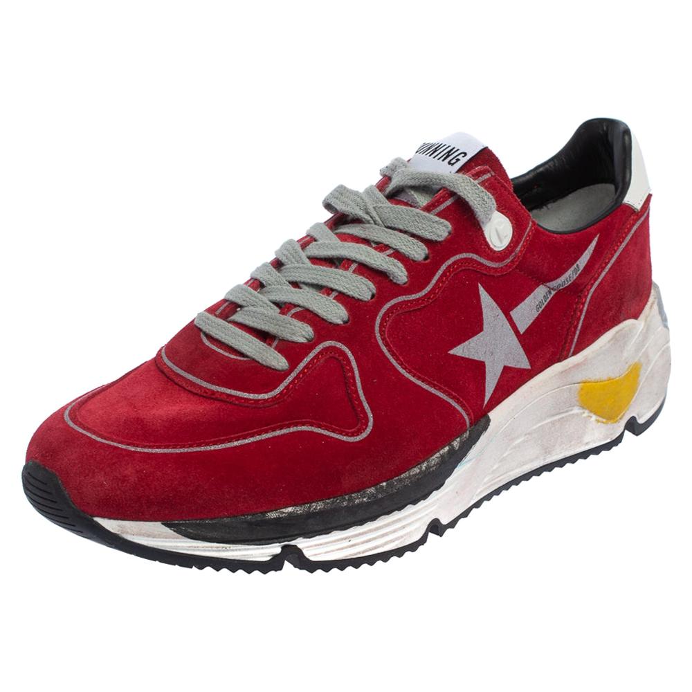 Golden Goose Green Suede Leather Superstar Low Top Sneakers Size 43 For ...