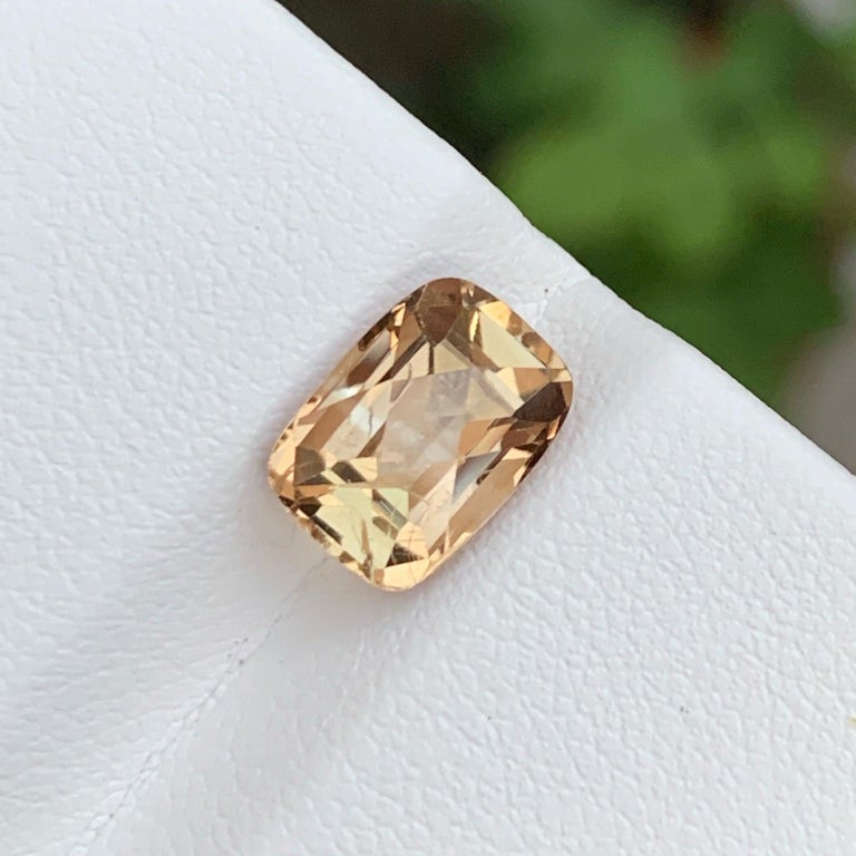Bague en topaze dorée impériale majestueuse pour bijouterie 3,40 carats ...