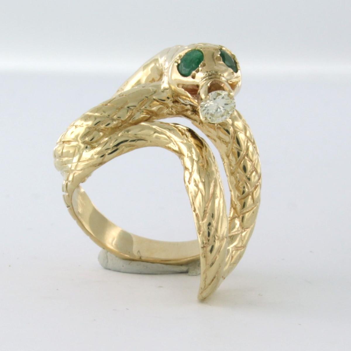 Golden Snake Ring For Sale at 1stDibs