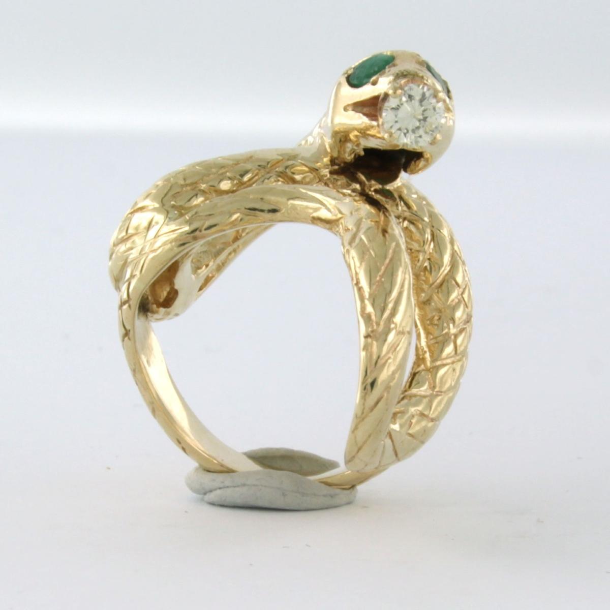 Golden Snake Ring For Sale at 1stDibs