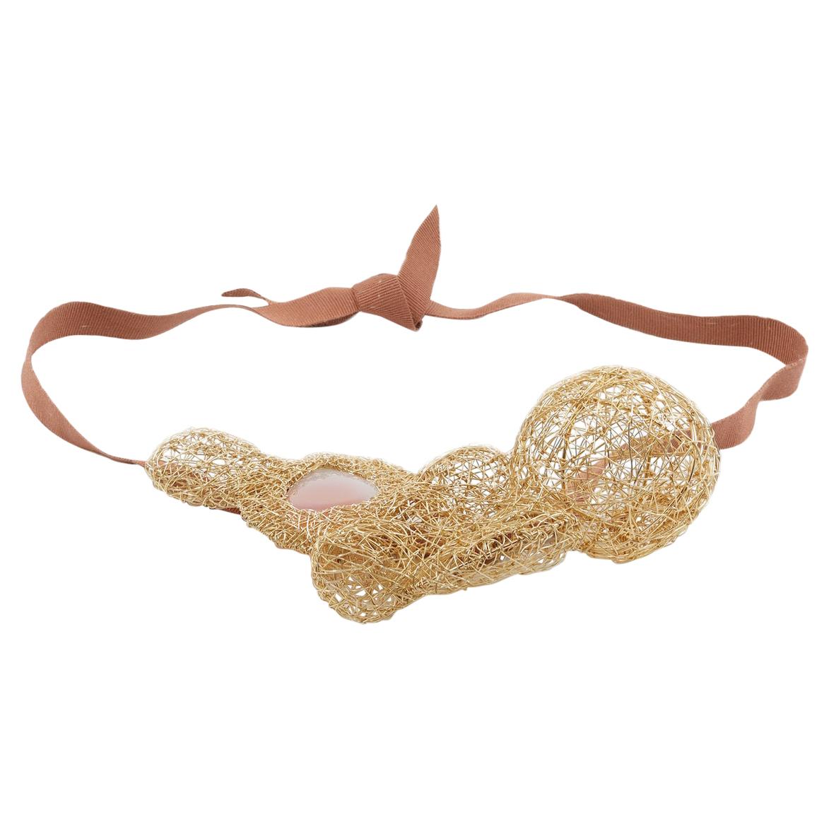 Forstner Retro Gold Choker at 1stDibs | forstner chain co.