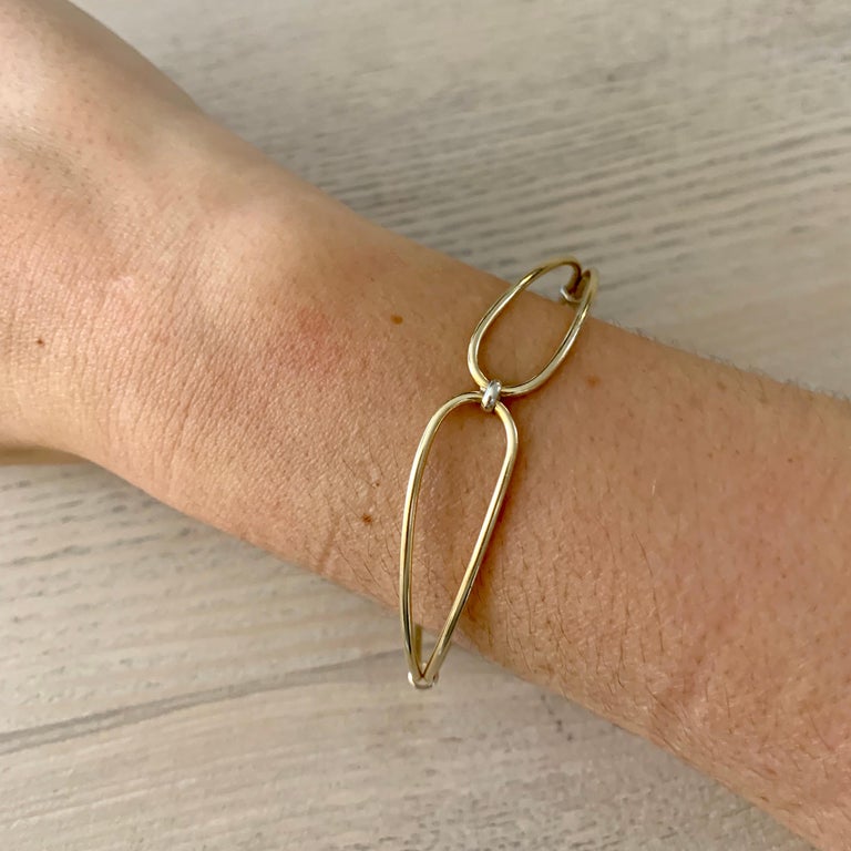 Timeless 9 Karat Yellow Gold Wire Solid Bangle For Sale (Free Shipping ...