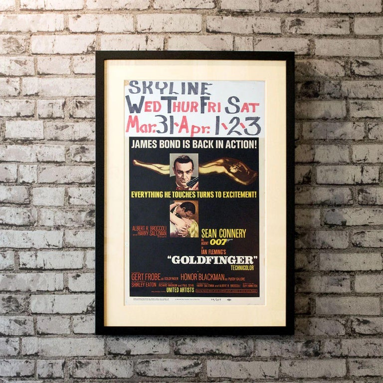Goldfinger, Unframed Poster, 1964 For Sale at 1stDibs