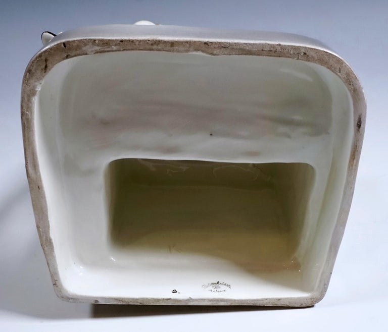 Goldscheider Art Deco Figure Seated Pierrette with Lute by W. Thomasch ...