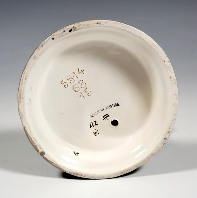 Goldscheider Art Deco Figure Standing Dancer with Headdress by Wilhelm ...