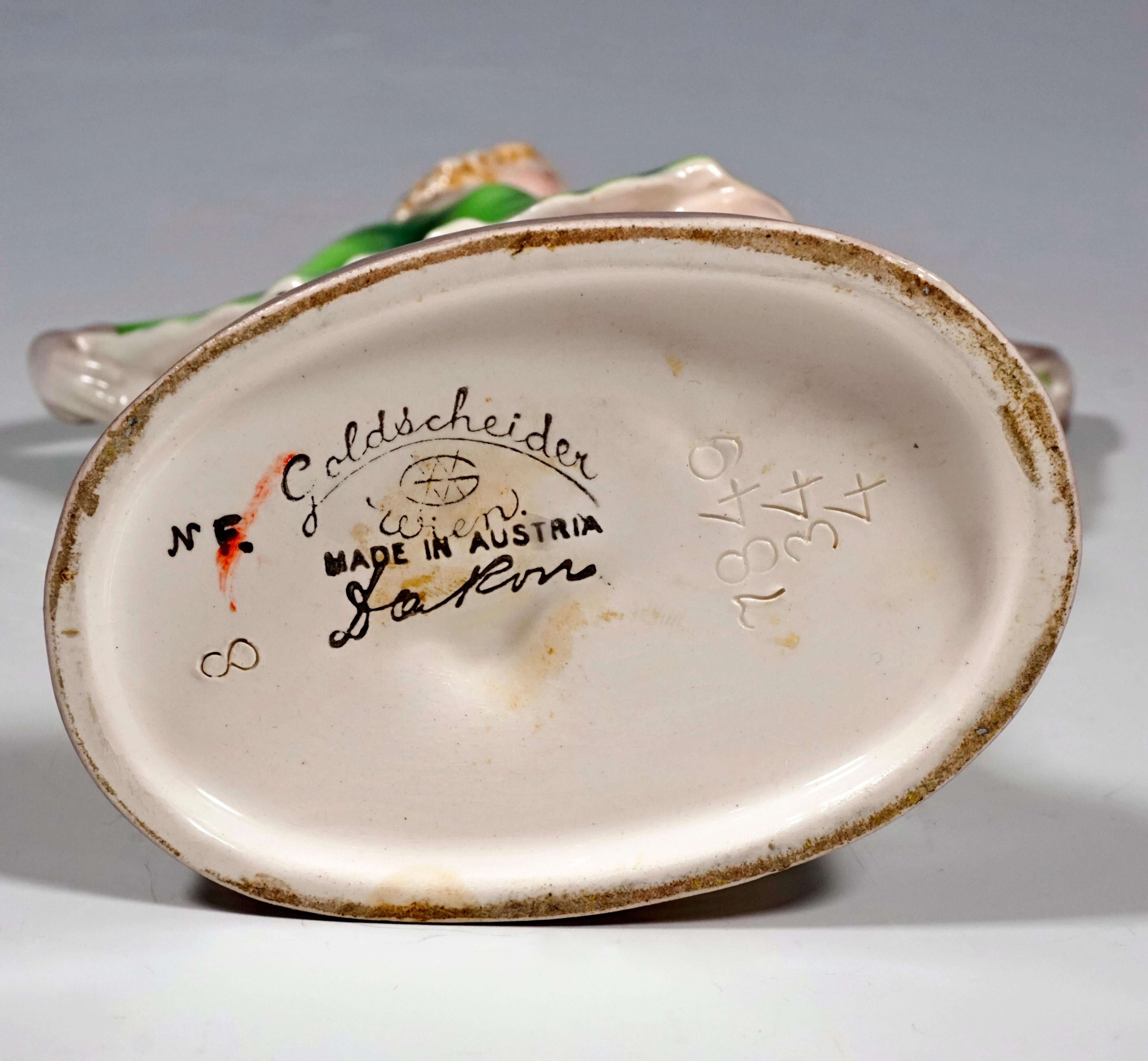 Goldscheider Art Deco Figurine 'The Ice Skater' by Stephan Dakon, circa ...