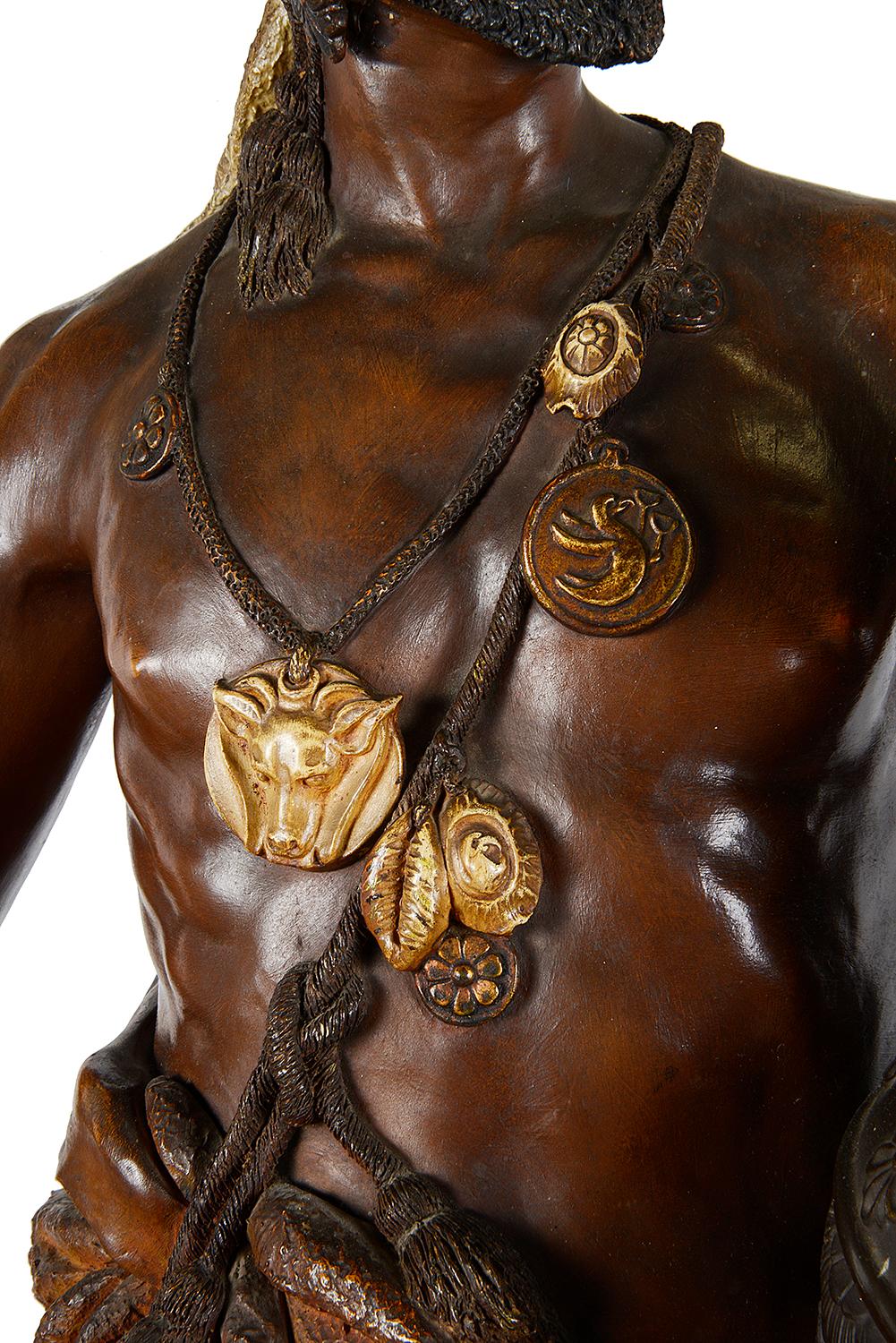 Goldscheider Terracotta Statue of Arab Water Carrier, 19th Century For ...